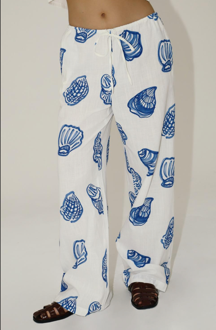 Drawstring Linen Shell Pants – COLORJOLT